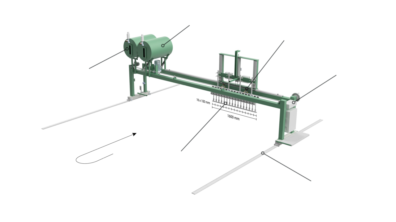 Adhesive Application Gantry - woodtec Fankhauser GmbH