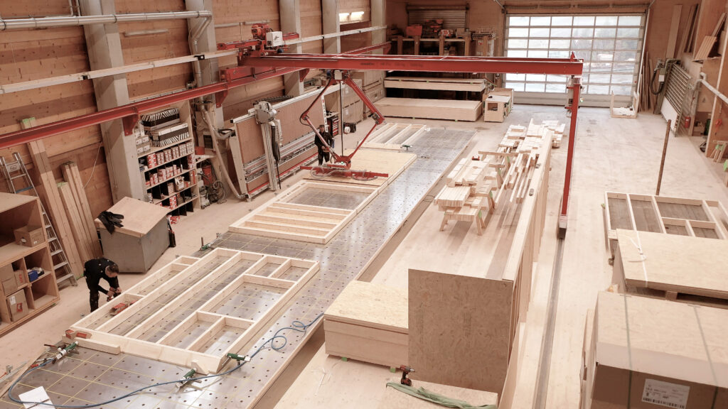 Bendler Holzbau mit woodtec Produktionsanlage